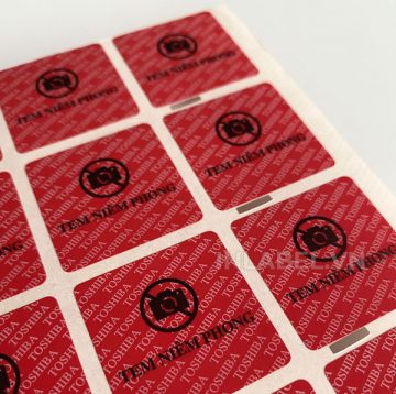 Tem void - Tem niêm phong void open - Duy trì sự toàn vẹn của sản phẩm