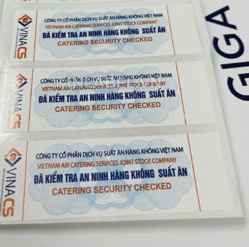 Tem void - Tem niêm phong void open - Duy trì sự toàn vẹn của sản phẩm